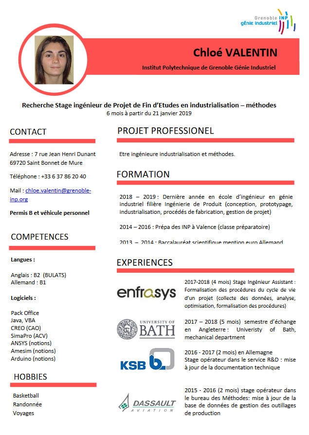 EXPERIENCES PROFESSIONNELLES